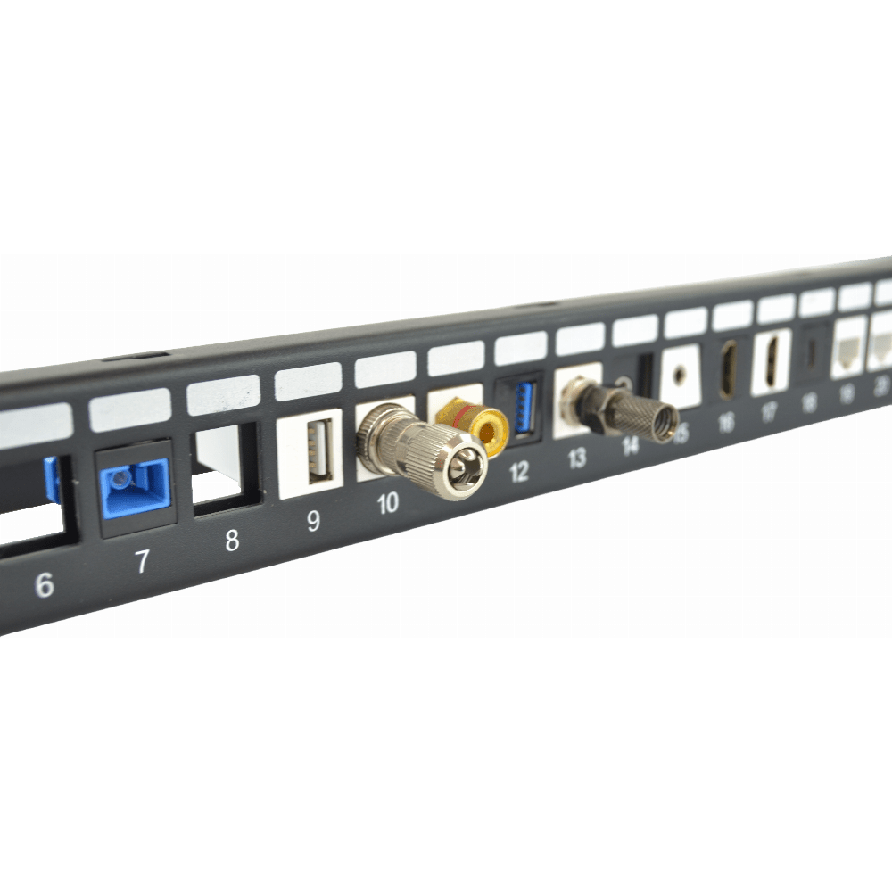 24 Port Keystone Multimedia Patch Panel | Blake UK - Blake UK