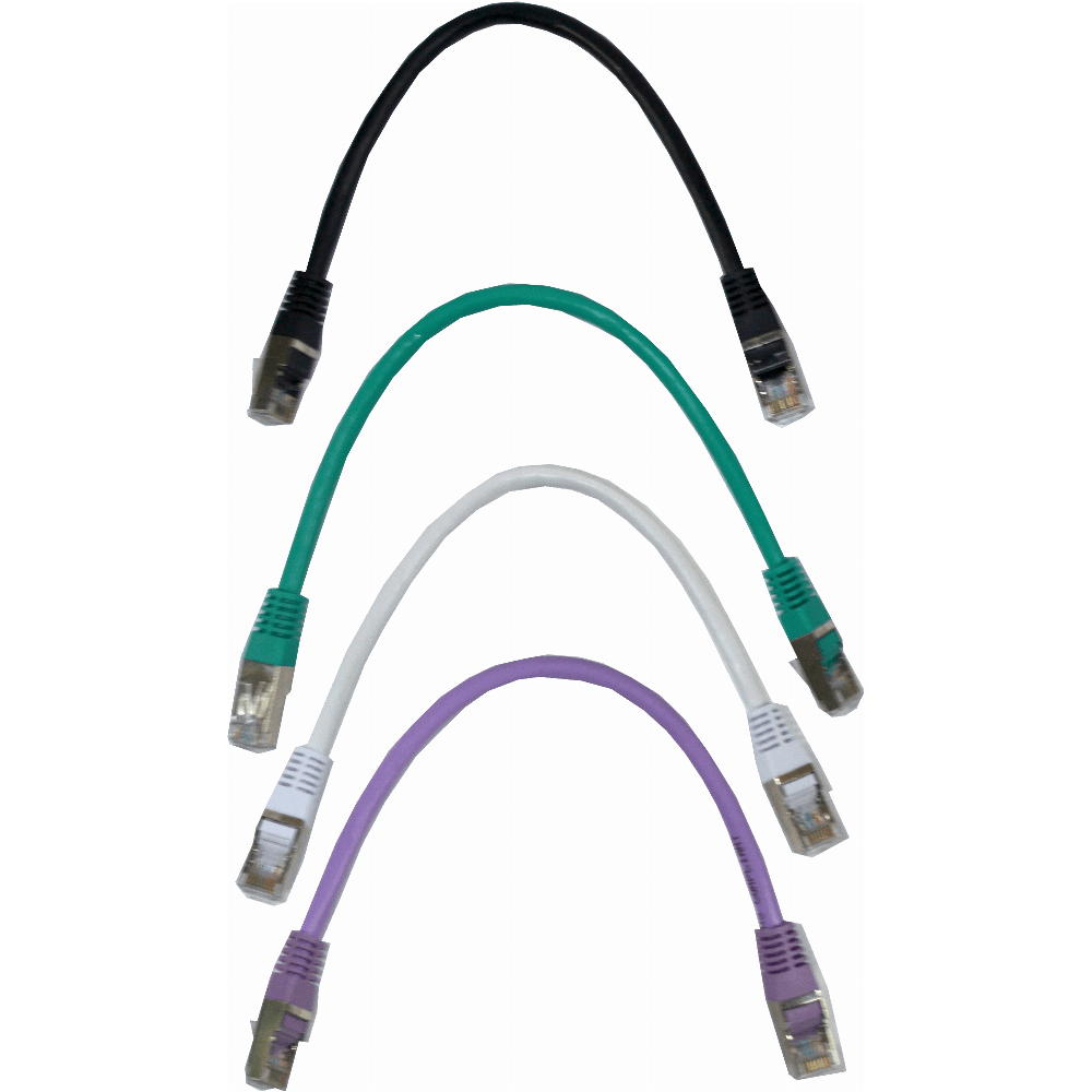 0.25m CAT6 Colour Coded Patch Leads (Pack of 12) | Blake UK - Blake UK