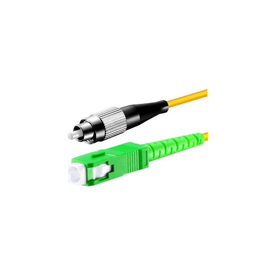 1m Simplex Fibre Optic Lead FC/UPC to SC/APC | Blake UK - Blake UK