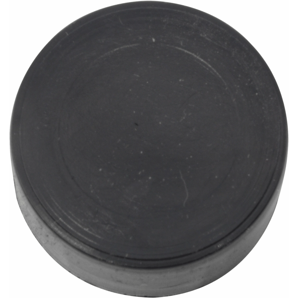 1 Black Round Plastic Pole End Cap - Blake UK