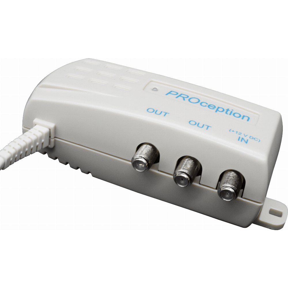 2 Way F-Type Inline Power Supply 12V 100mA | PROception - Blake UK