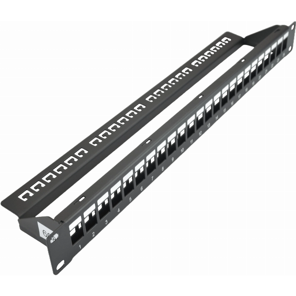 24 Port Keystone Multimedia Patch Panel | Blake UK - Blake UK