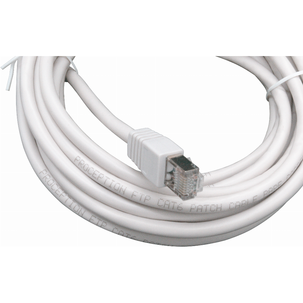 0.25m Grey FTP CAT6 Solid Copper Patch Lead | Blake UK - Blake UK