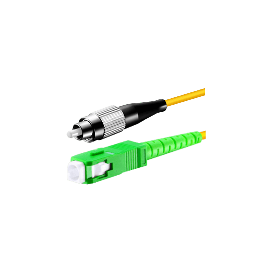 1m FC/UPC to SC/APC Simplex Fibre Optic Patch Lead | Blake UK - Blake UK