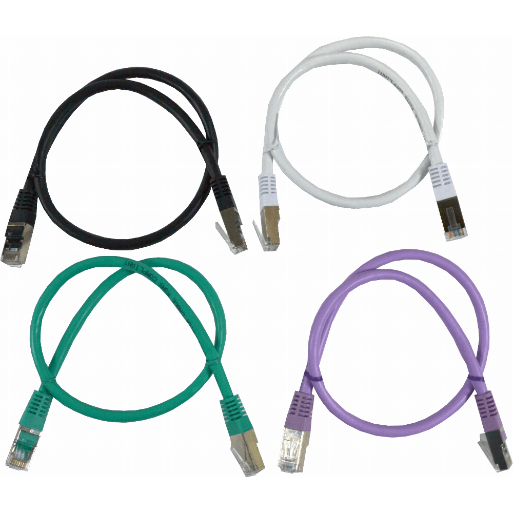 0.25m CAT6 Colour Coded Patch Leads (Pack of 12) | Blake UK - Blake UK