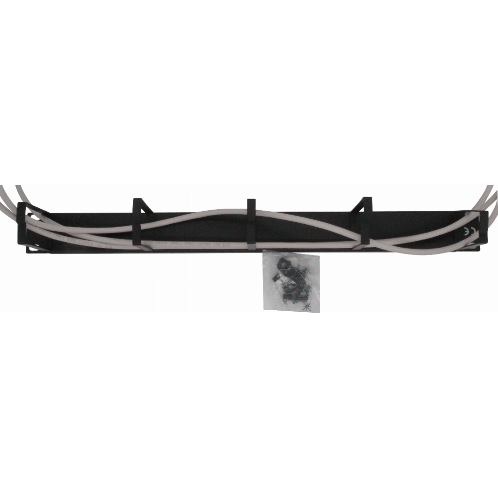 1U Cable Management Bar with 5 Metal Rings | PROception - Blake UK